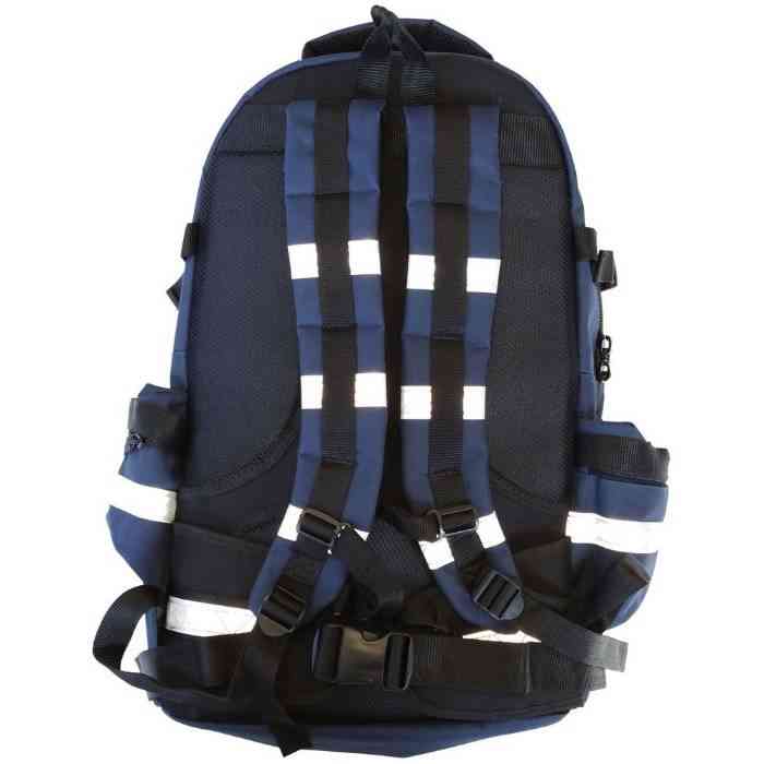 Line2design Empty Trauma Bag - Navy Blue First Responder Backpack ...