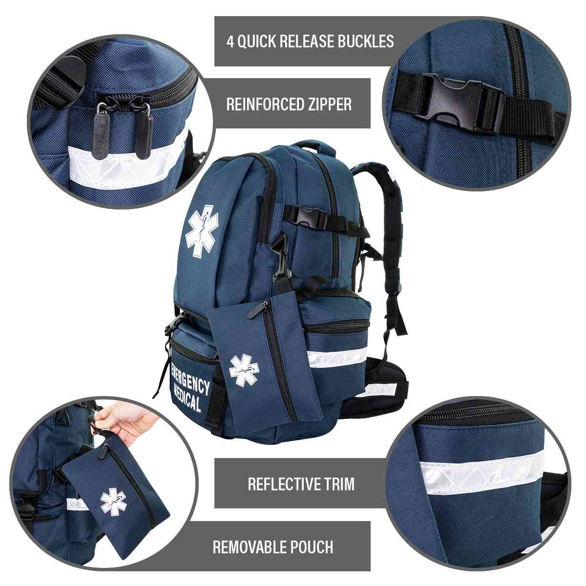 LINE2design EMS Medical Backpack Trauma First Aid Kit – LINE2EMS